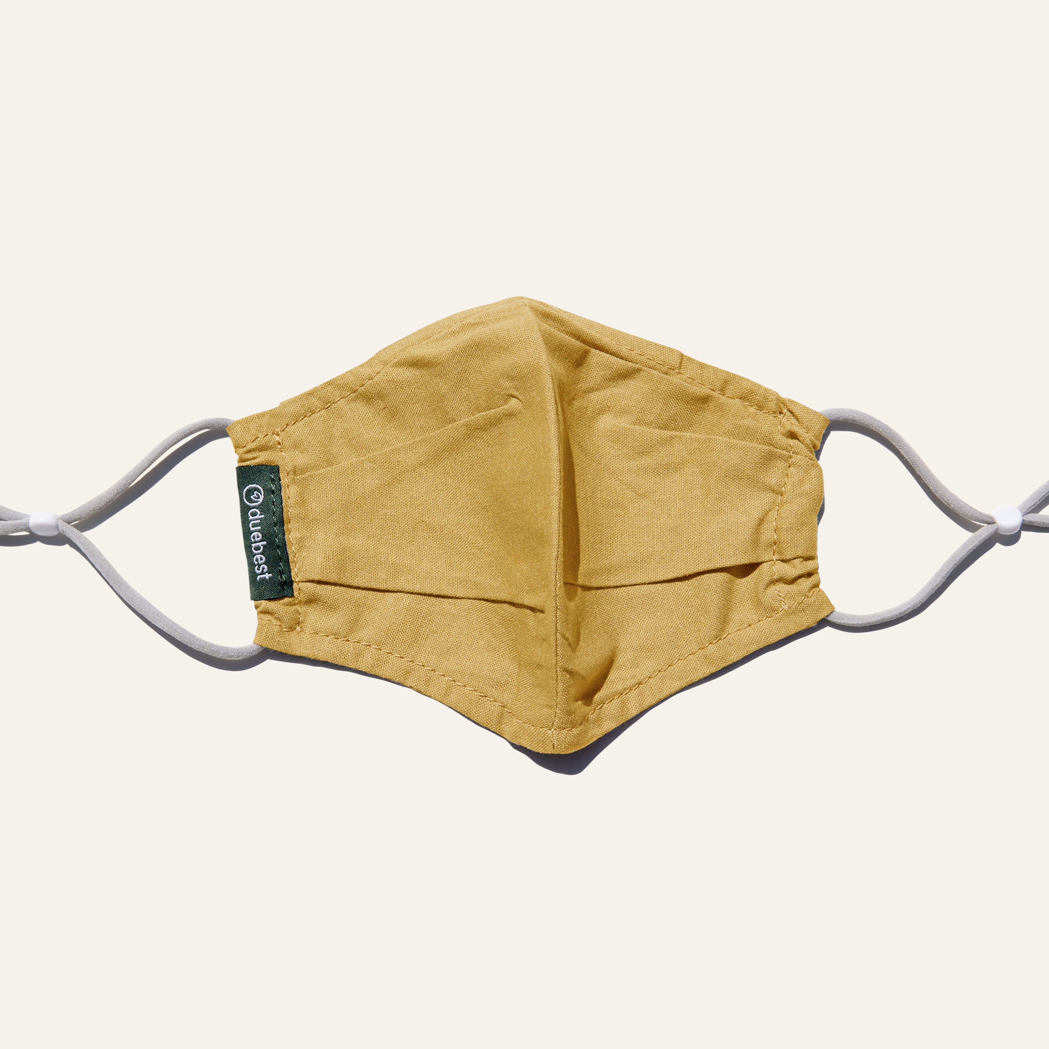 Reusable Fabric Face Mask (Mustard Yellow) | Duebest